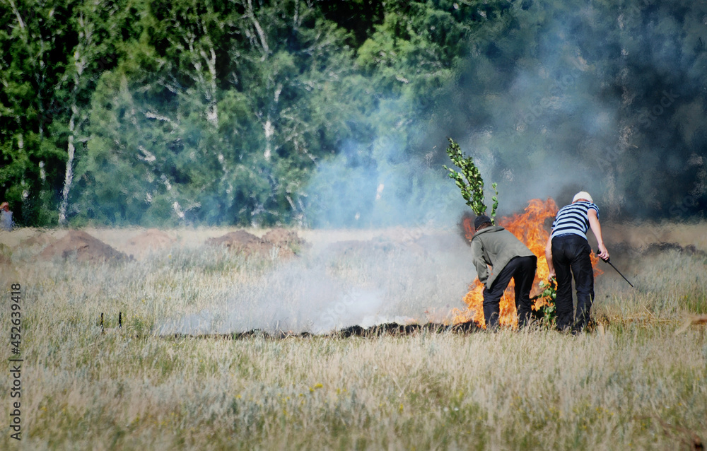 Fire, burn, forest fire, fire, smoke, firefighter, natural disaster ...