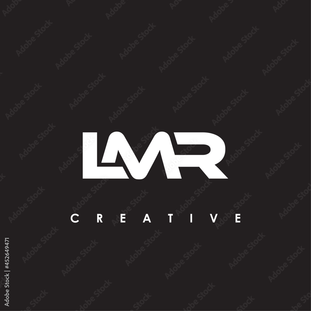 LMR Letter Initial Logo Design Template Vector Illustration 素材庫向量圖 ...