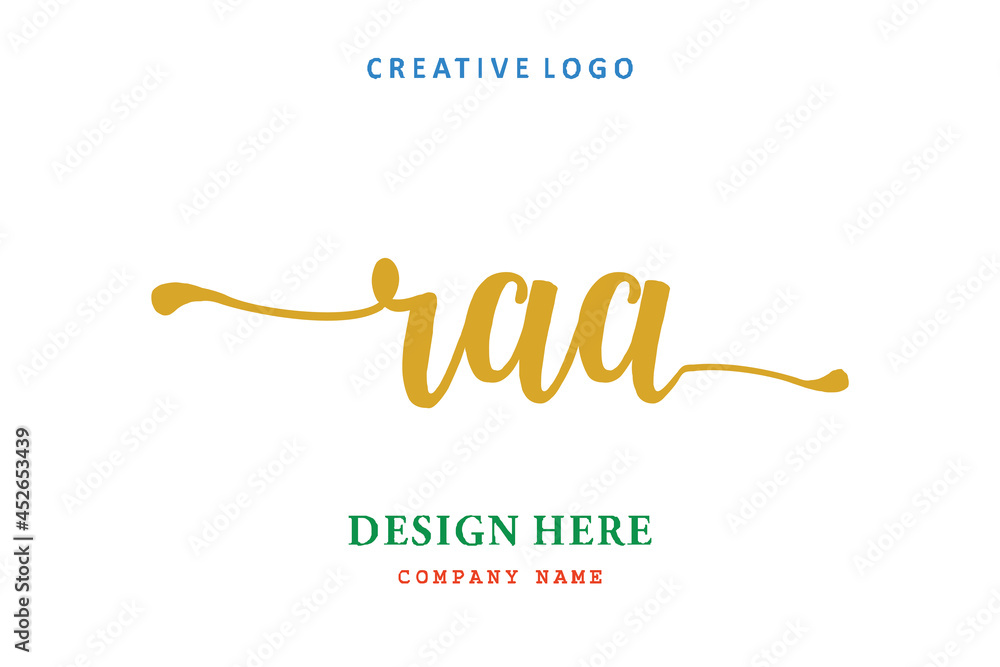RAA lettering logo is simple, easy to understand and authoritative ...