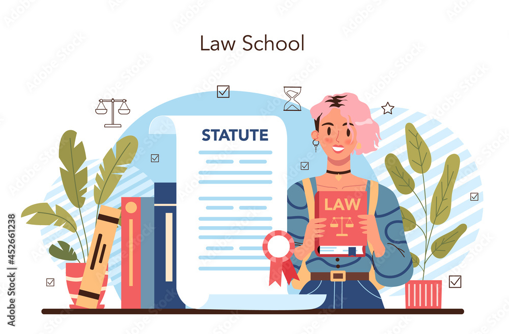 Law class concept. Punishment and judgement education. Jurisprudence ...