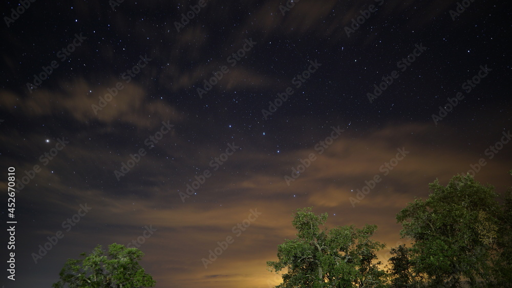 ceu estrelado galaxia espaço Stock Photo | Adobe Stock