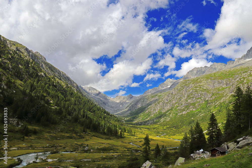 PANORAMA DELLA VAL DI FUMO IN TRENTINO Stock Photo | Adobe Stock