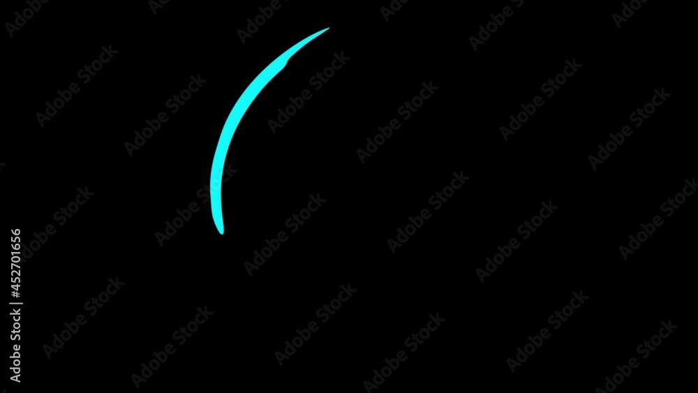 Motion element splash and swoosh fx done in a 2D style. Overlay onto ...