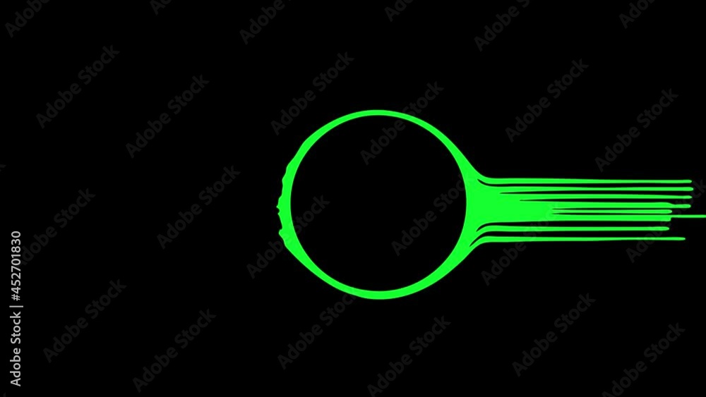 Motion element splash and swoosh fx done in a 2D style. Overlay onto ...