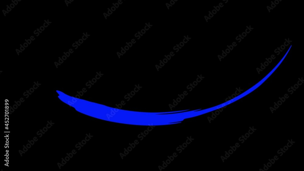 Motion element splash and swoosh fx done in a 2D style. Overlay onto ...