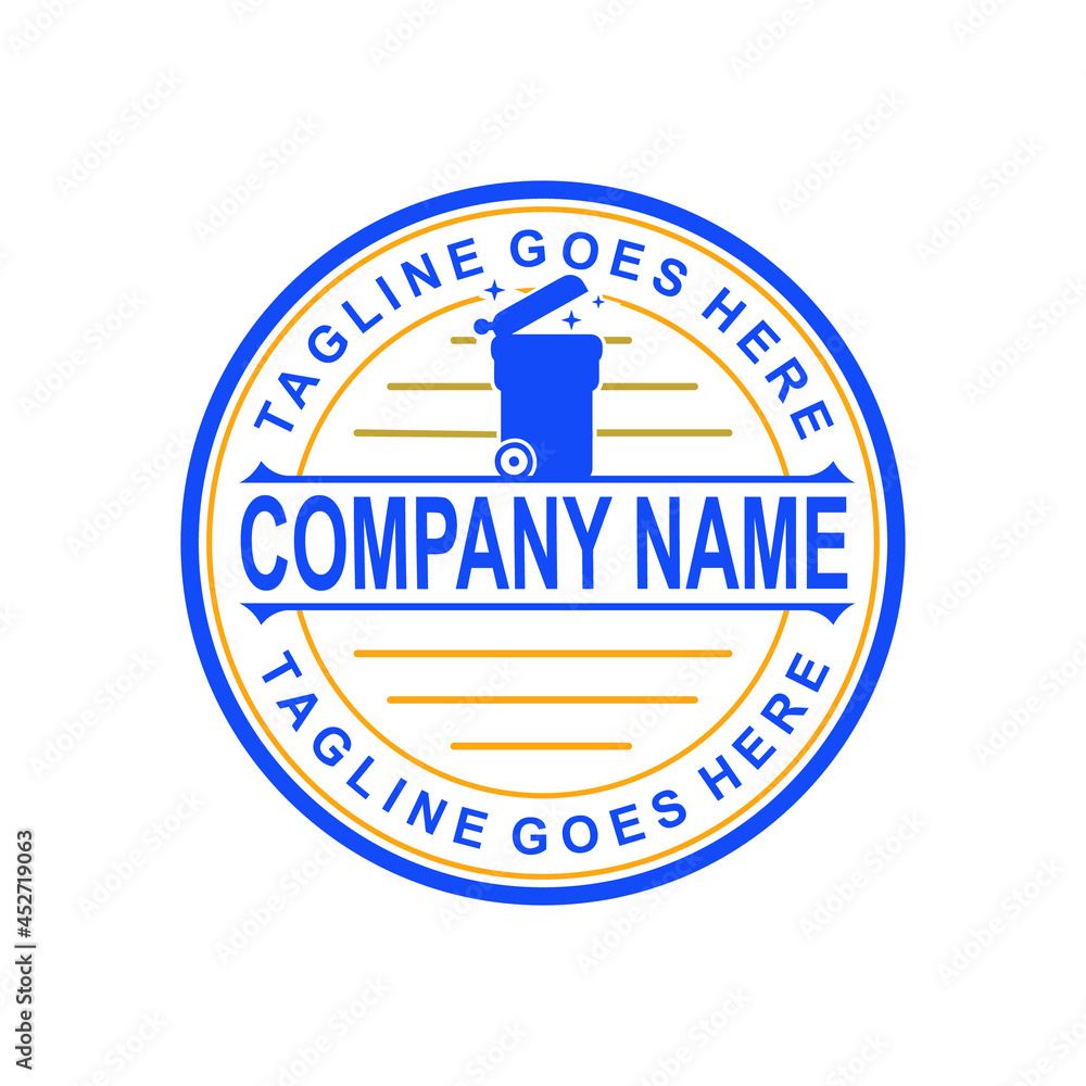 bins logo design creative idea Stock Vector | Adobe Stock