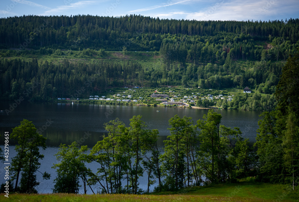 Die Wunderschöne Landschaft im Schwarzwald am Titisee in Deutschland ...