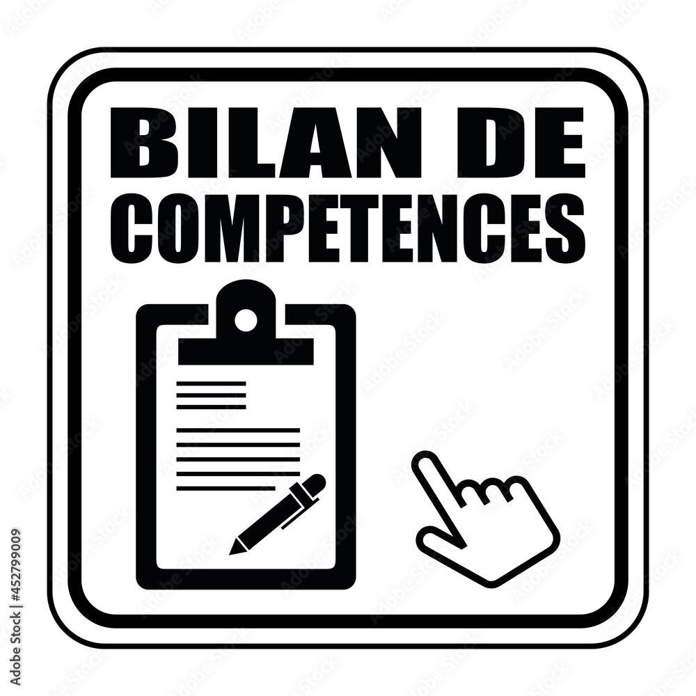 Logo bilan de compétences. Stock Vector | Adobe Stock
