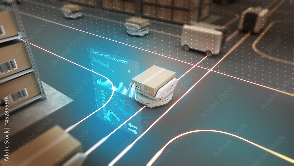 Robotic transportation and cargo handling,using automation in product ...