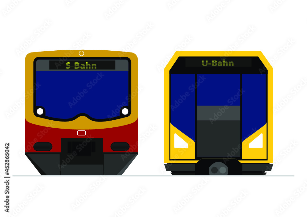 Berlin Public U-bahn transport railway S-bahn Train Icon Isolated ...