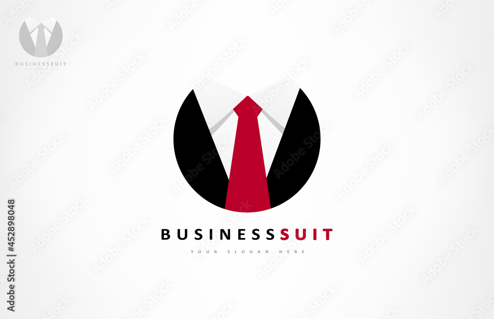 business suit logo clothes vector Stock Vector | Adobe Stock