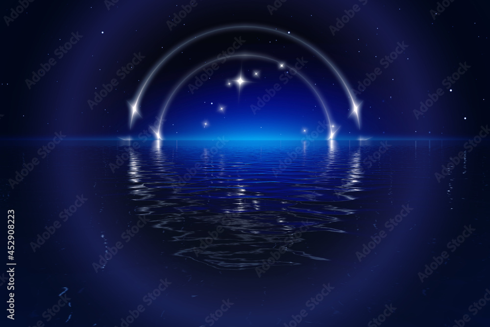 starfield light phenomenon background Stock Illustration | Adobe Stock