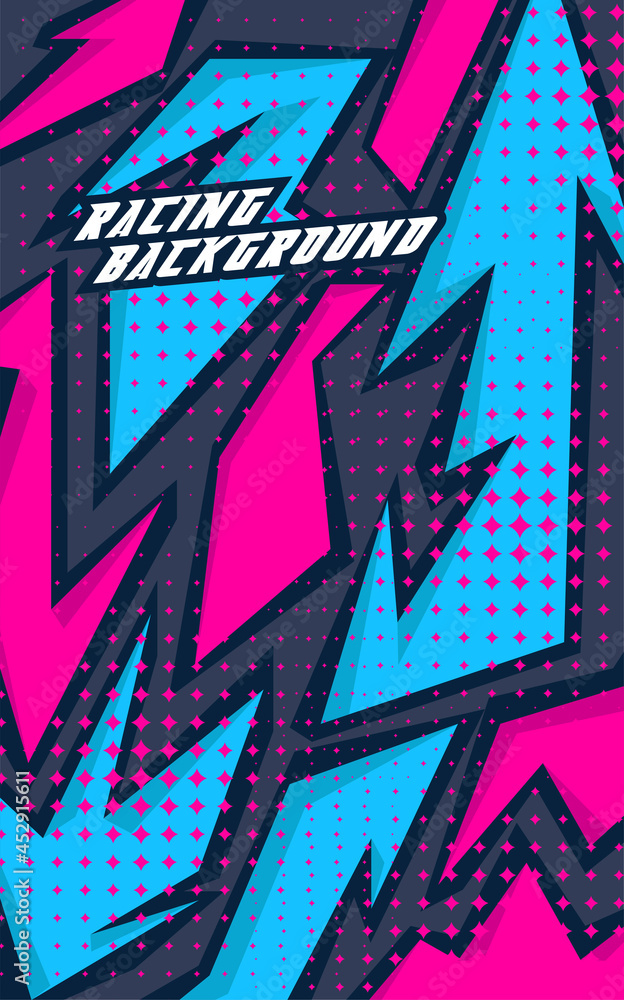 Abstract geometric backgrounds for sports and games. Abstract racing ...