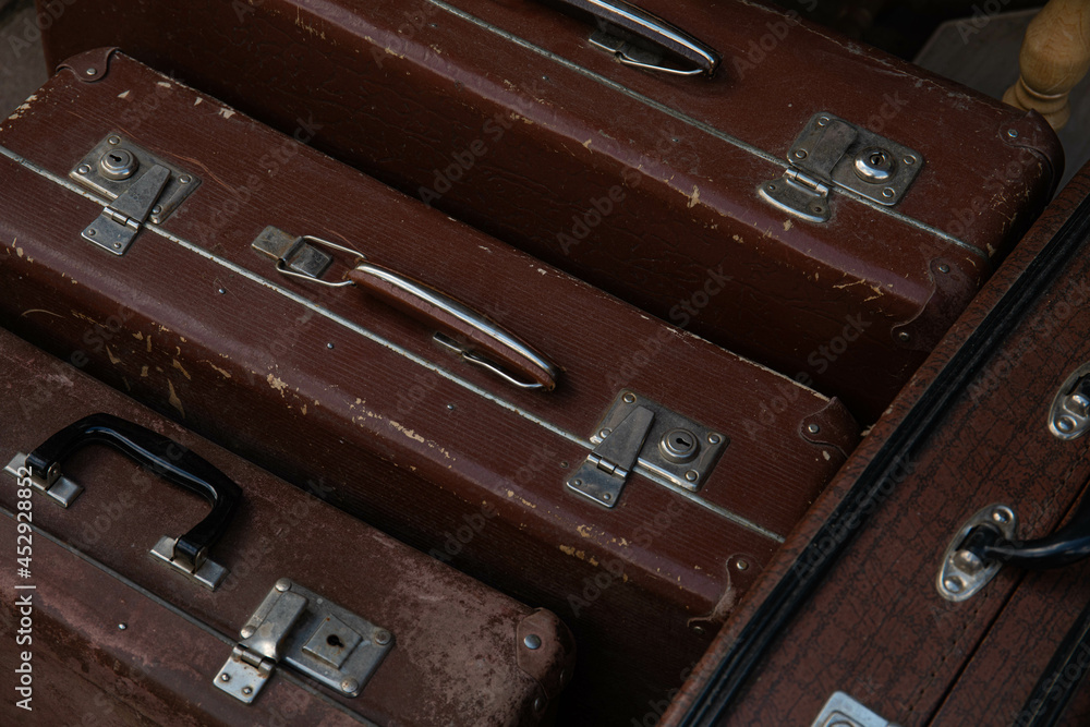 Still life photo of old and rusty vintage items at a junk shop in Old ...