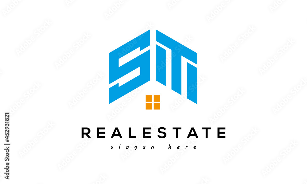 ST letters real estate construction logo vector Stock Vector | Adobe Stock