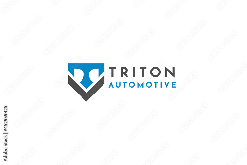 Abstract Modern Letter T Automotive and Industrial Vector Logo Design ...