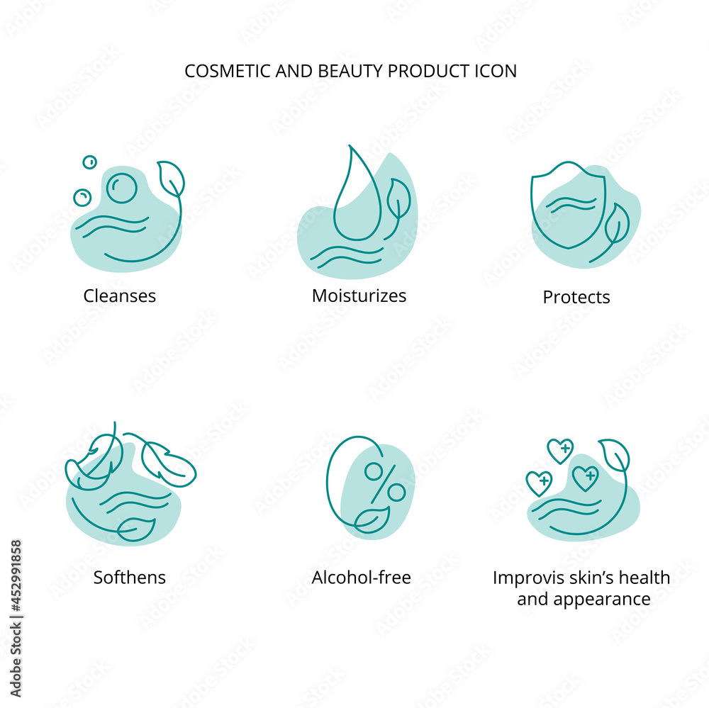 Beauty product, cream, face cleansing, makeup removing lotion, mask ...