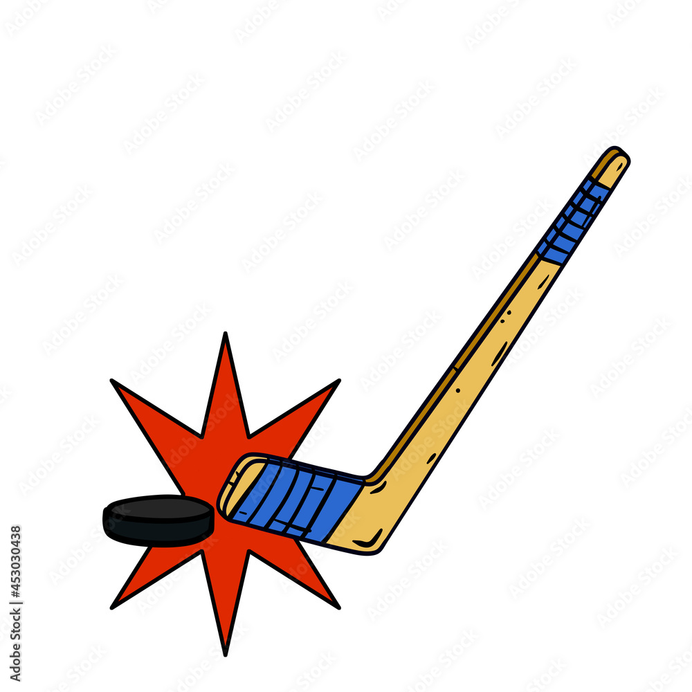 Hockey Stick Cartoon
