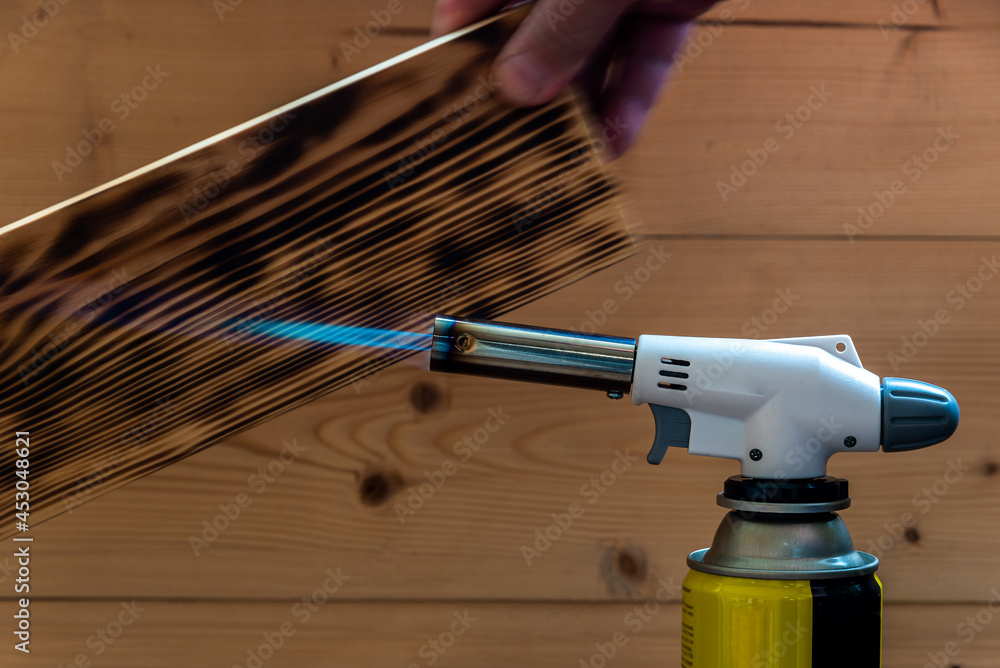 Universal gas burner for firing, brazing, ignition. Flame gun. Stock ...