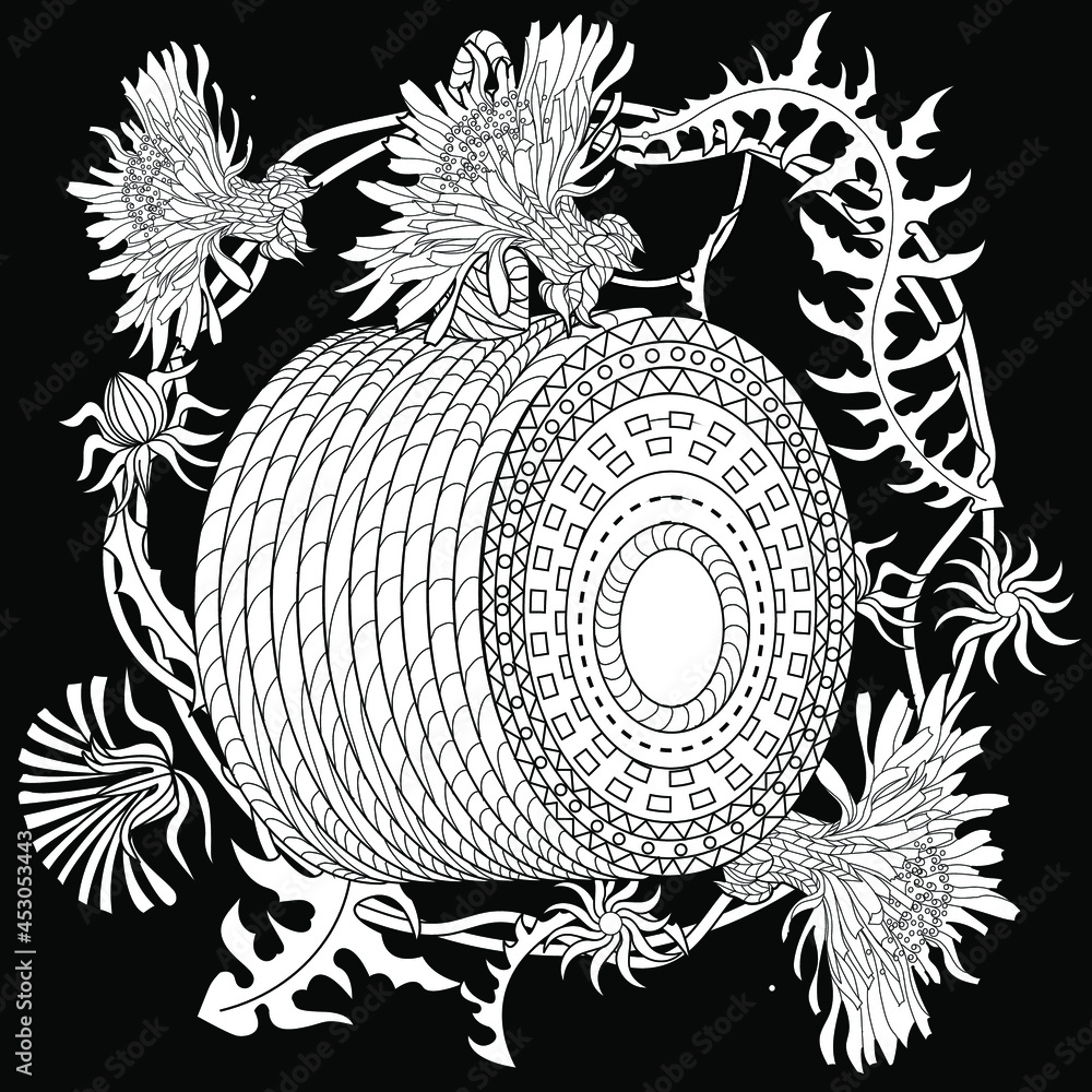 Coloring Pages. Coloring Book for adults and children. Colouring ...