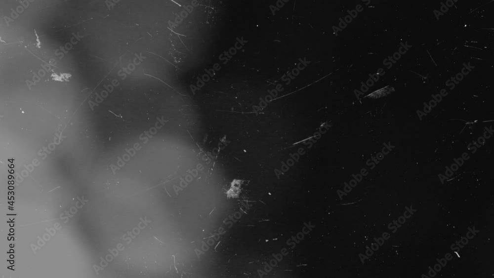 Old Film Effect. Screen of a Vintage tube TV with with highlights of ...