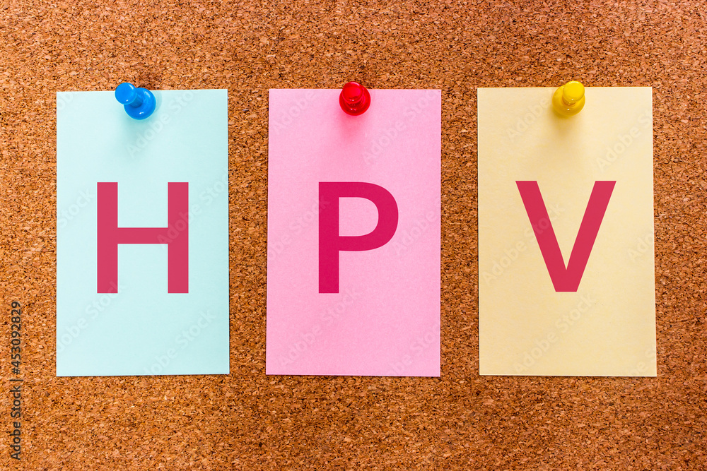 Conceptual 3 letter acronym abbreviation HPV (Human Papilloma Virus) on ...