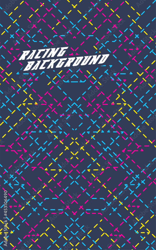 Abstract geometric backgrounds for sports and games. Abstract racing ...