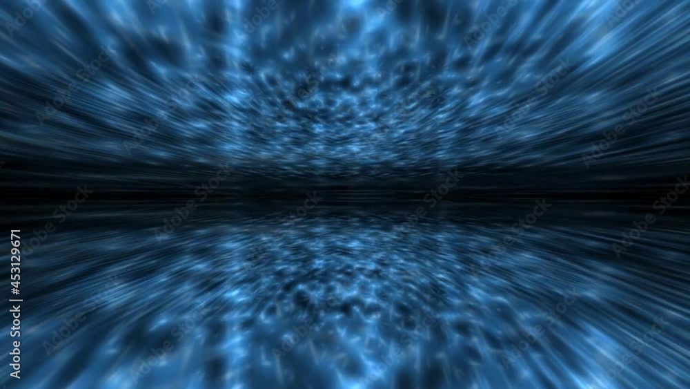 Vidéo Stock Futuristic refracted dotted lines waves abstract technology motion background. Video ...