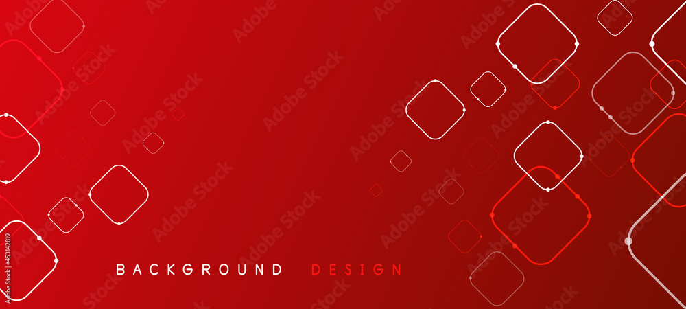 Modern red squares design background. Can be use for business corporate ...