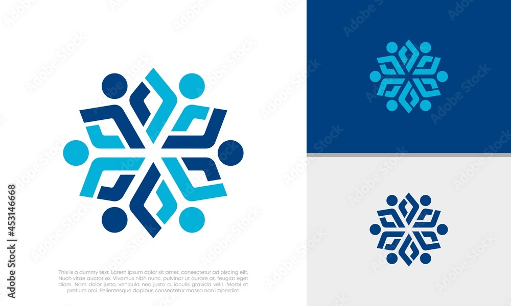 Human Resources Consulting Company, Global Community Logo. Stock Vector ...