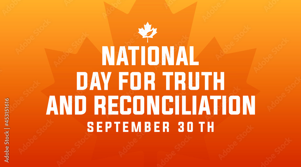 national day of truth and reconciliation modern creative banner, design ...