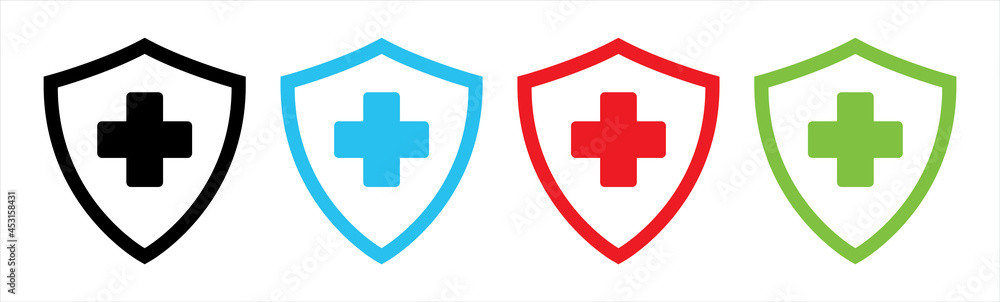 Immune system vector icon health body defence. Health body defence ...