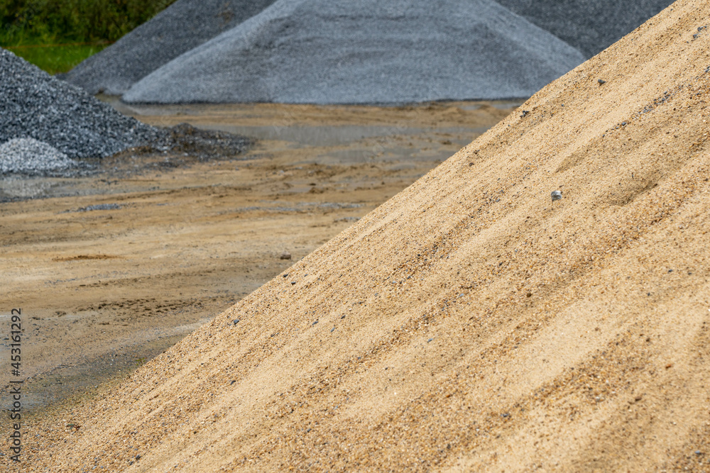 Coarse Sand pile and Find Granular Sand pile and fill Sand pile. used ...