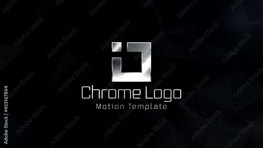 Chrome Logo Reveal Stock Template | Adobe Stock