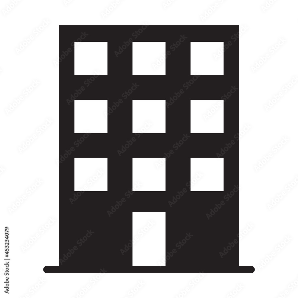 Building icon vector for graphic design, logo, website, social media ...