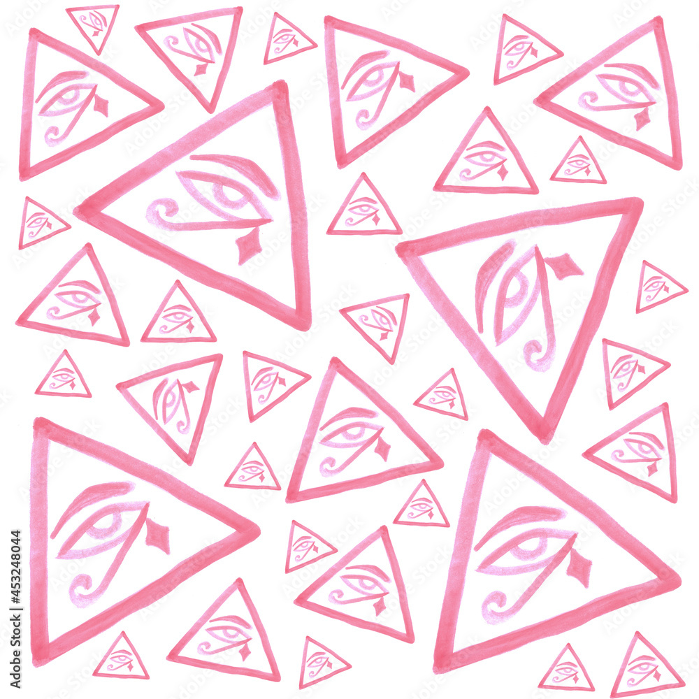 Lucifer eye sigil of lucifer background on white Stock Vector | Adobe Stock