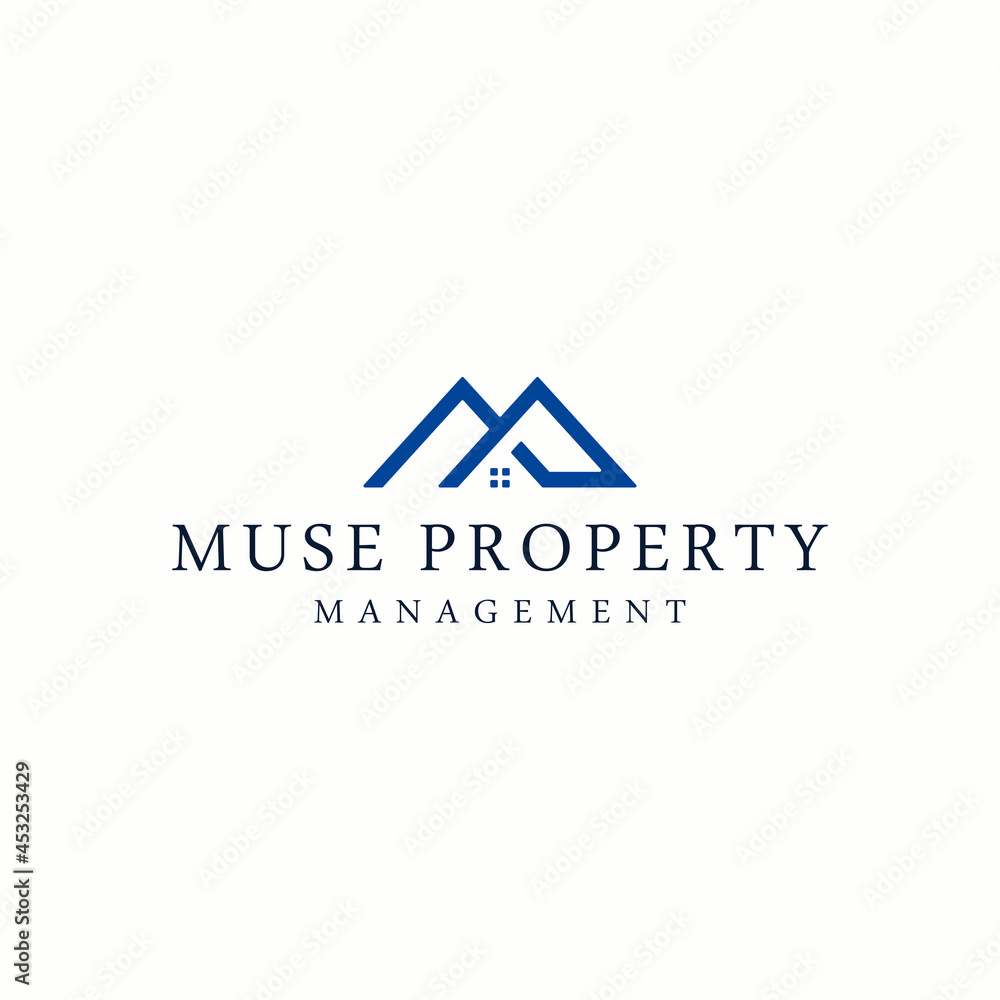 property management logo design Stock Vector | Adobe Stock