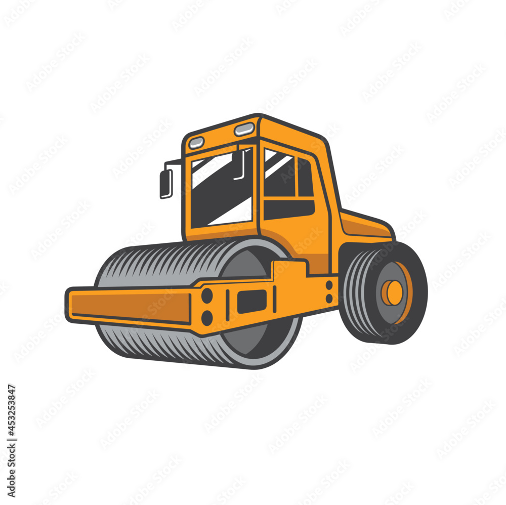 Steam Roller Clip Art