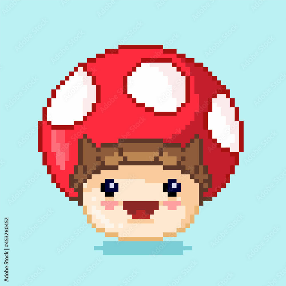 8 Bit Mario Vector