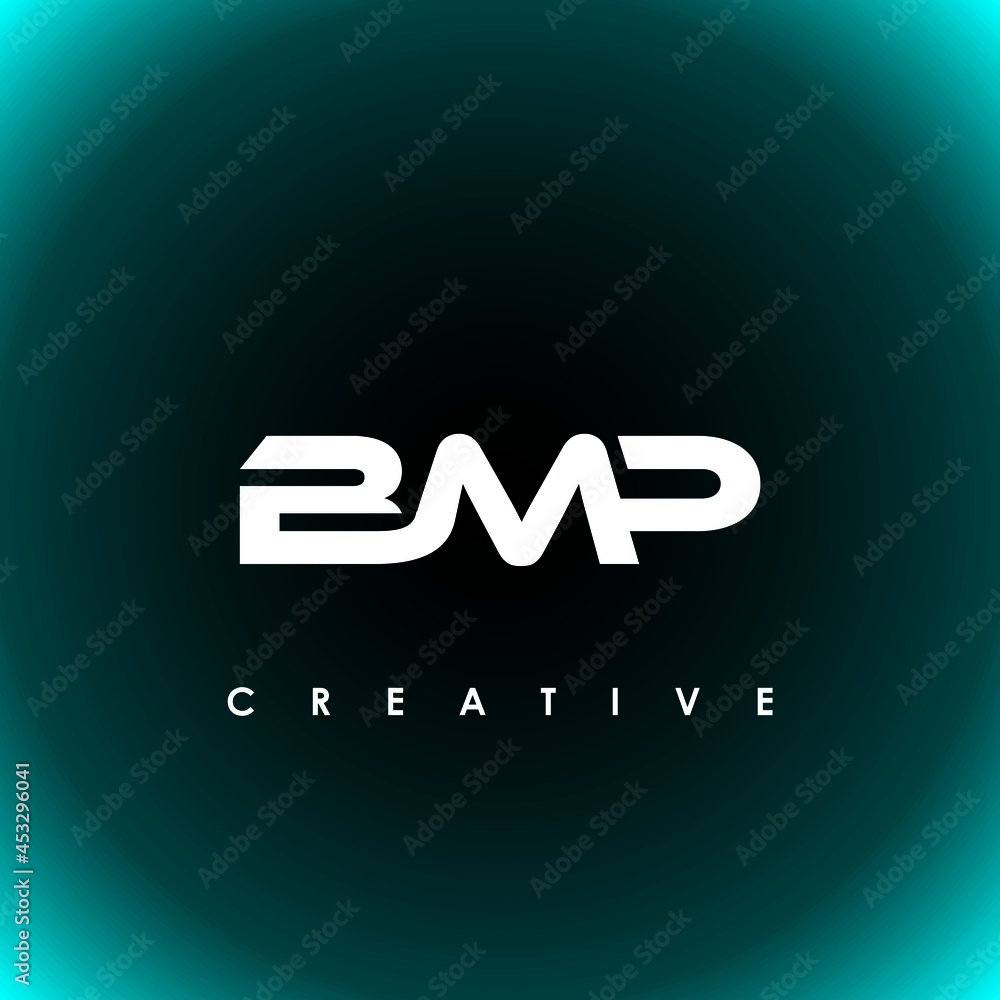 BMP Letter Initial Logo Design Template Vector Illustration Stock ...