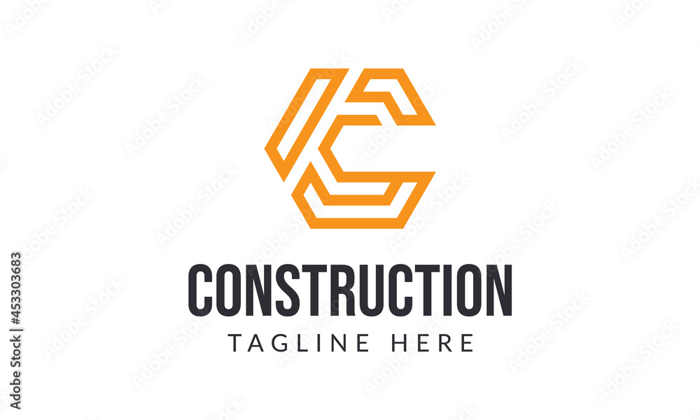 Vector of Creative and Modern Construction Logo Design Template ...