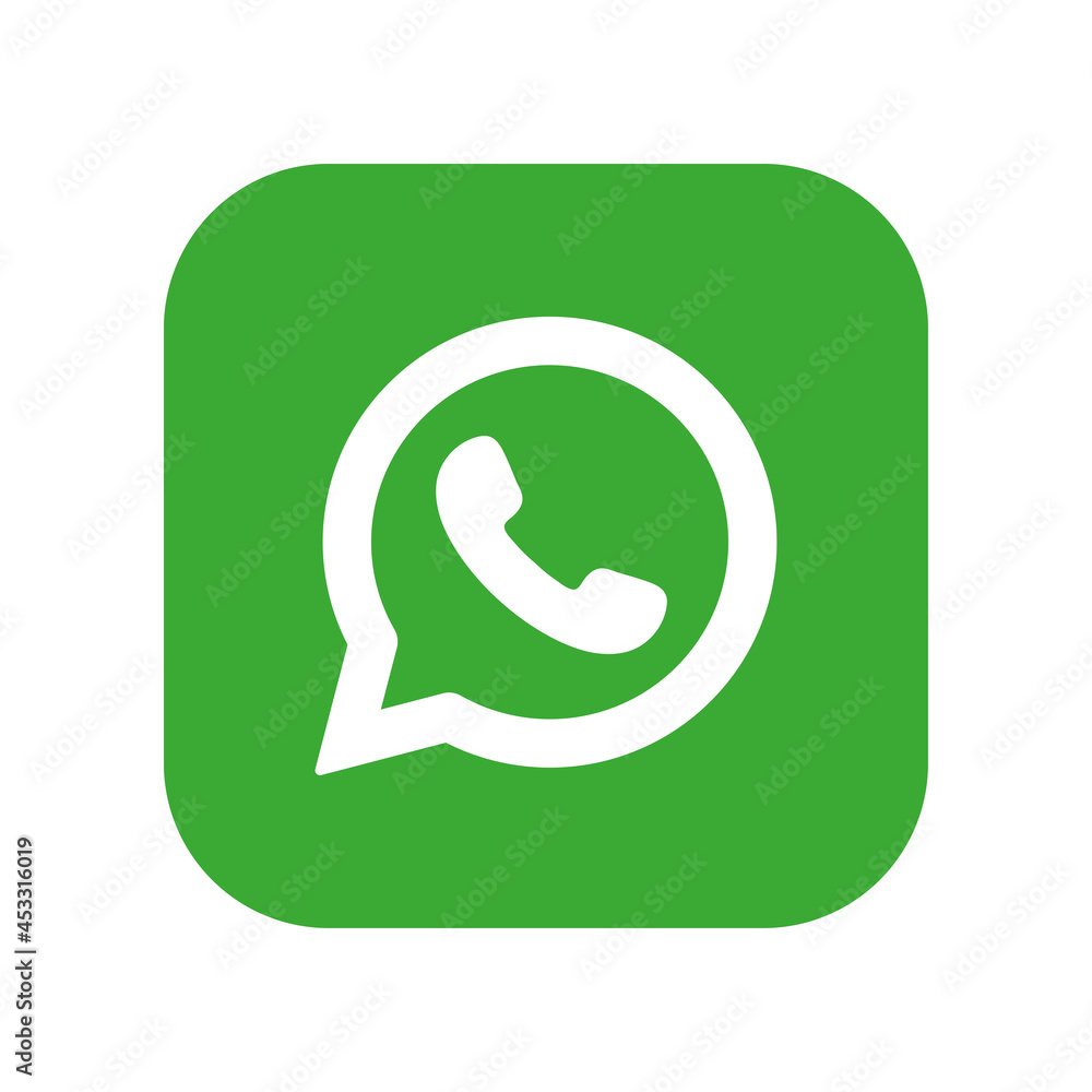 Whatsapp logo, social media vector , editorial logo. Stock Vector ...