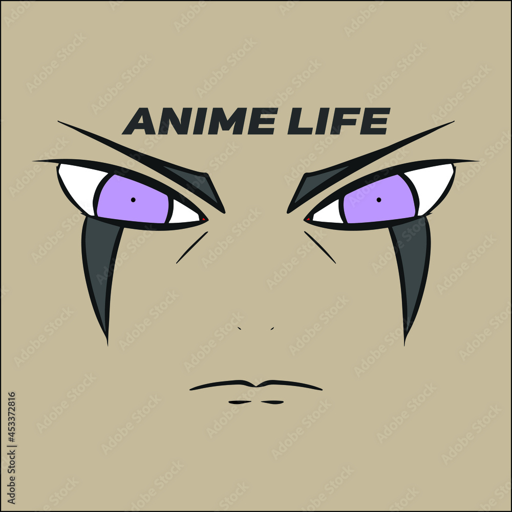 Amazing anime face mascot logo, editable vector file for your brand or ...