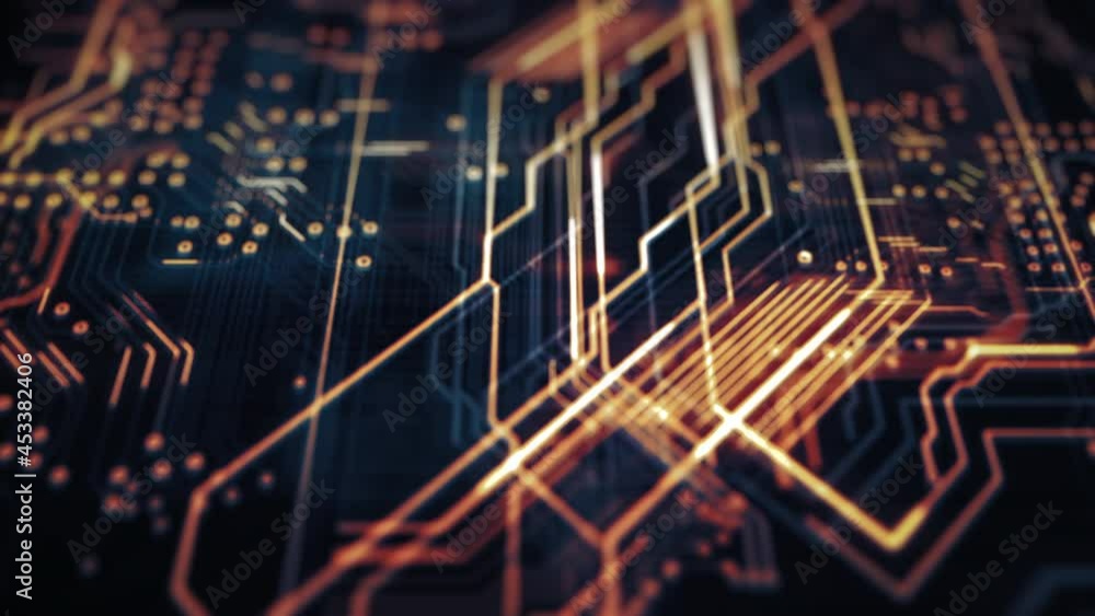 Video „Technology background/Technology background of the abstract ...