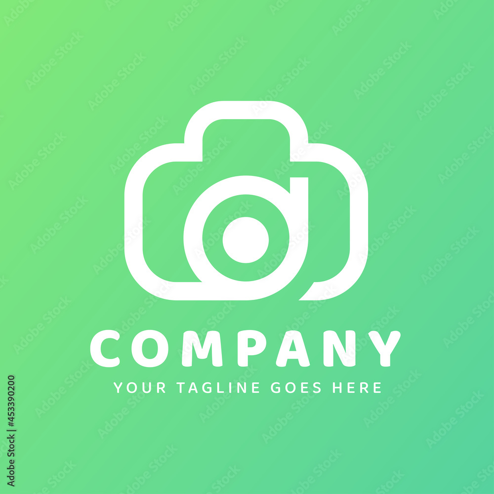 Camera logo template Stock Vector | Adobe Stock