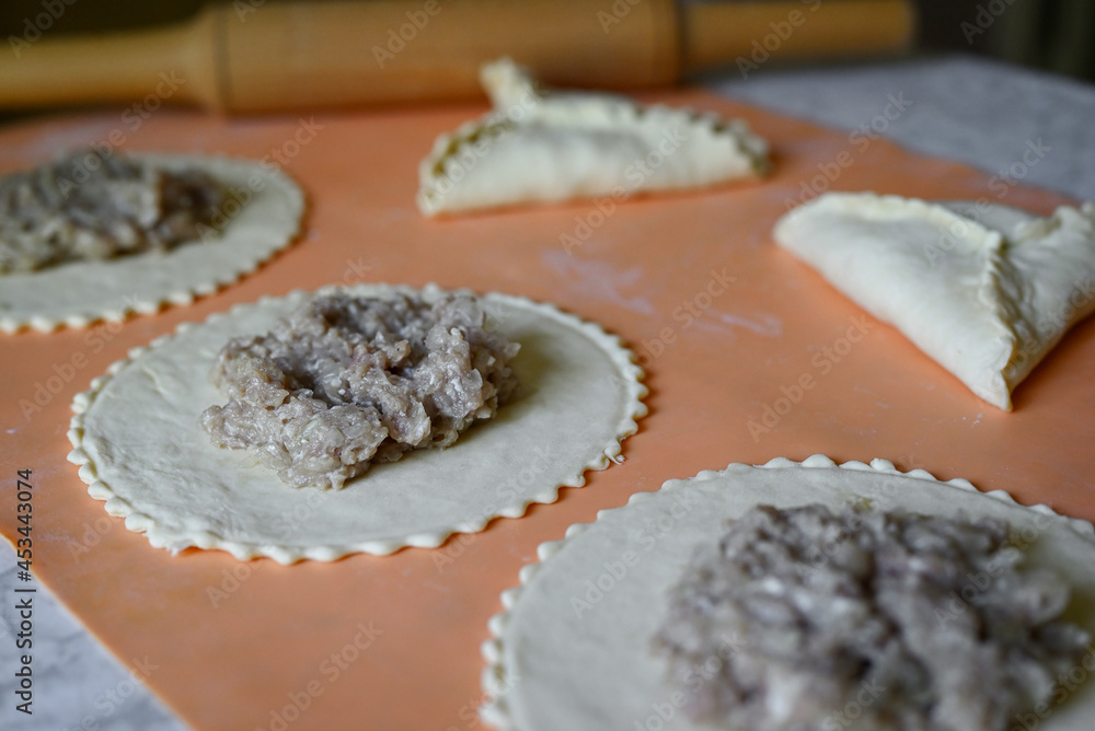 Step by step instructions. Step six. How to make a puff pastry product ...