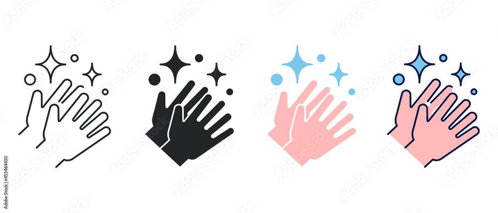 Clean hands after washing hands. Please keep your hands clean and free ...