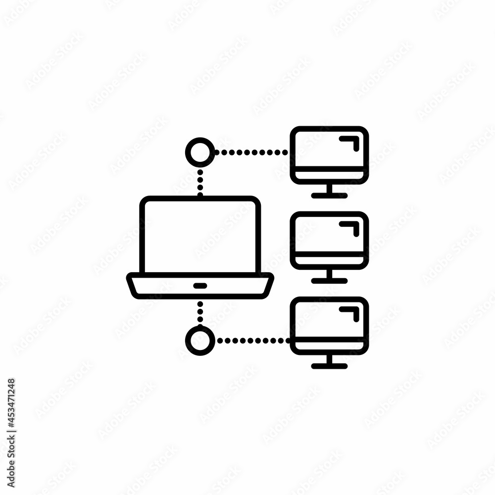 Virtualization icon in vector. Logotype Stock Vector | Adobe Stock