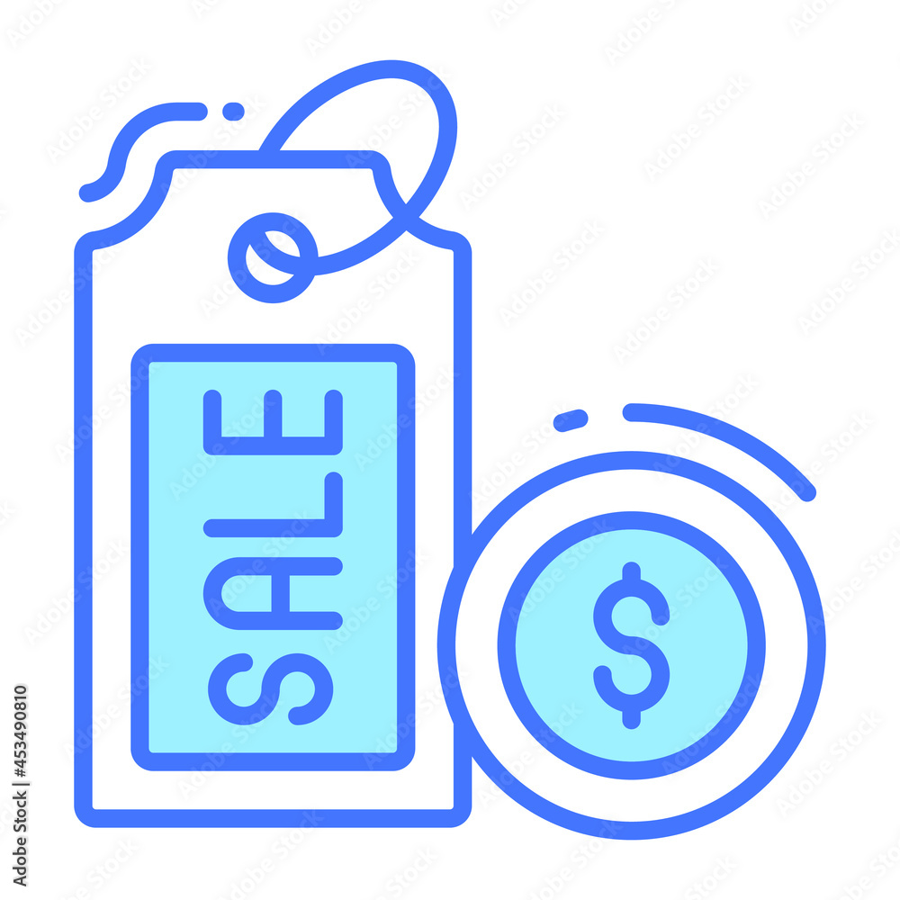 price tag trendy icon, glyph style isolated on white background. Symbol ...