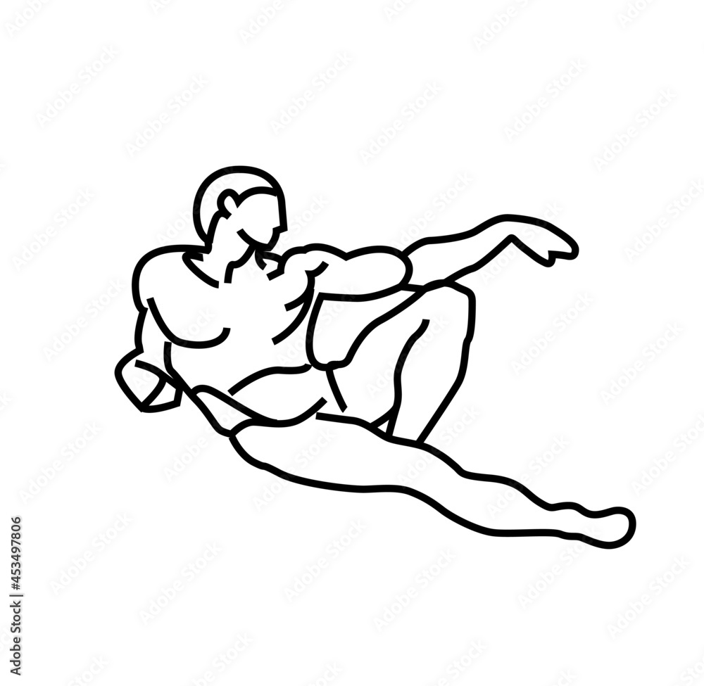 Poster The Creation of Adam paintings man sketch with line drawing ...